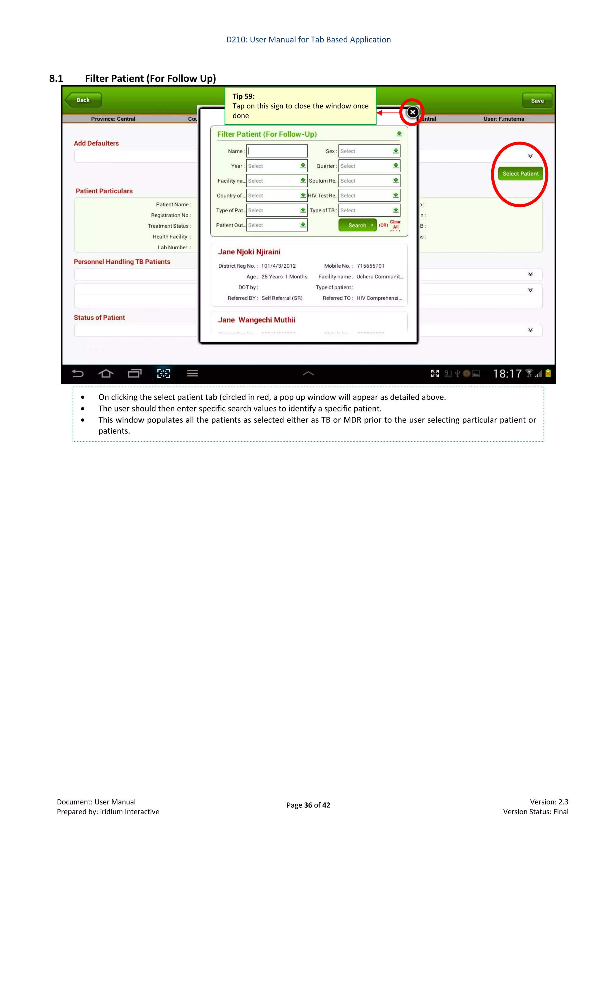 TIBU1_User Manaul_TabApp_Final_v2.0_10Jan13 | PDF | Databases ...