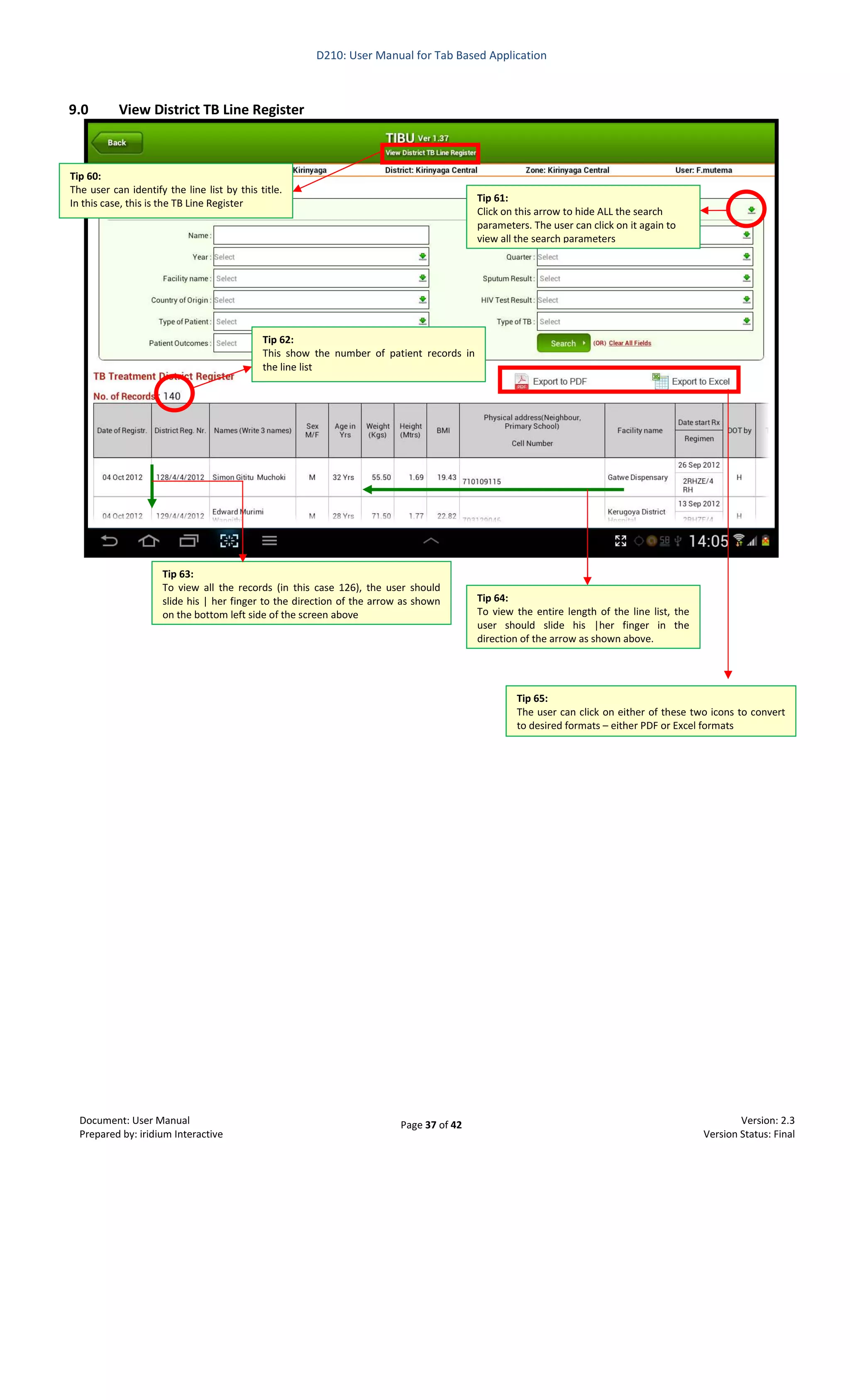 TIBU1_User Manaul_TabApp_Final_v2.0_10Jan13 | PDF | Databases ...