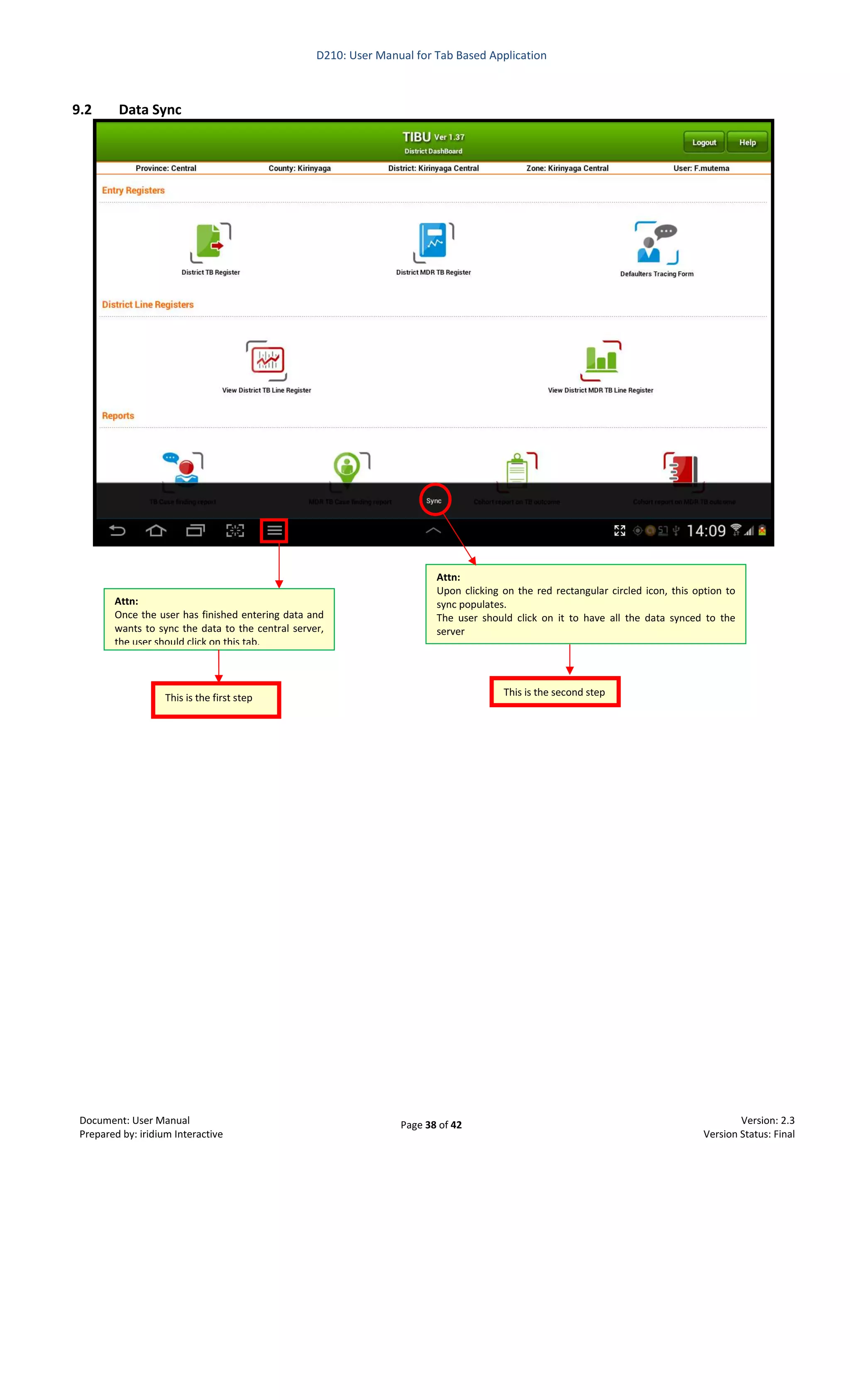 TIBU1_User Manaul_TabApp_Final_v2.0_10Jan13 | PDF | Databases ...