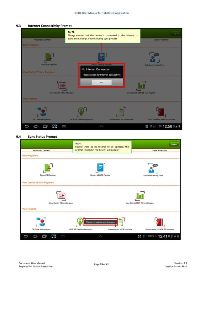 TIBU1_User Manaul_TabApp_Final_v2.0_10Jan13 | PDF