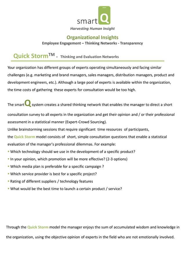 The smartQ System | PDF