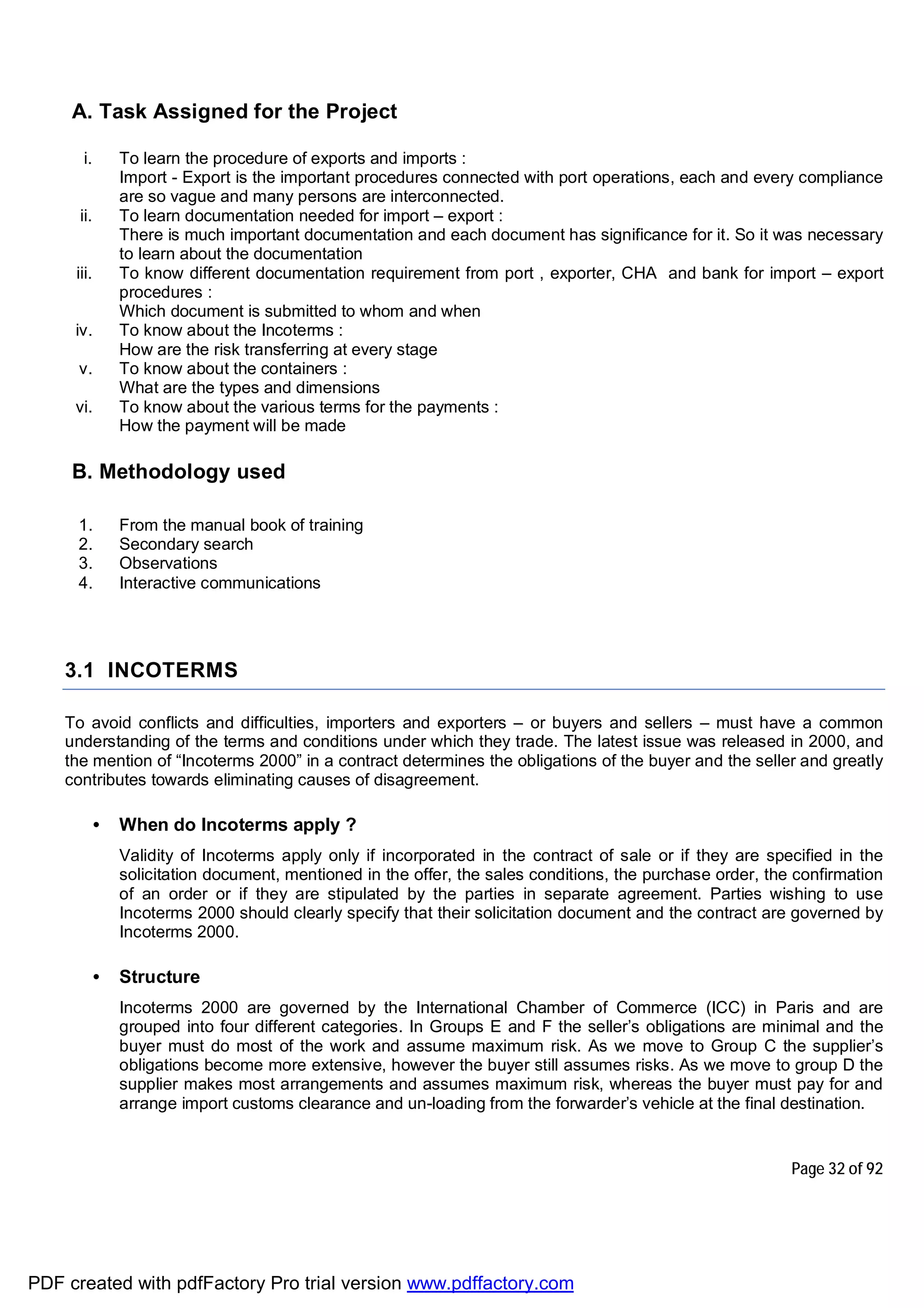 SIP Final Report (Logistic) | PDF