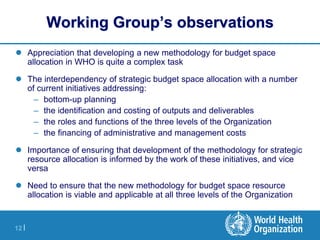 Strategic Budget Space Allocation | PPTX