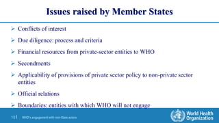 Framework for engagement with non-State actors | PPTX