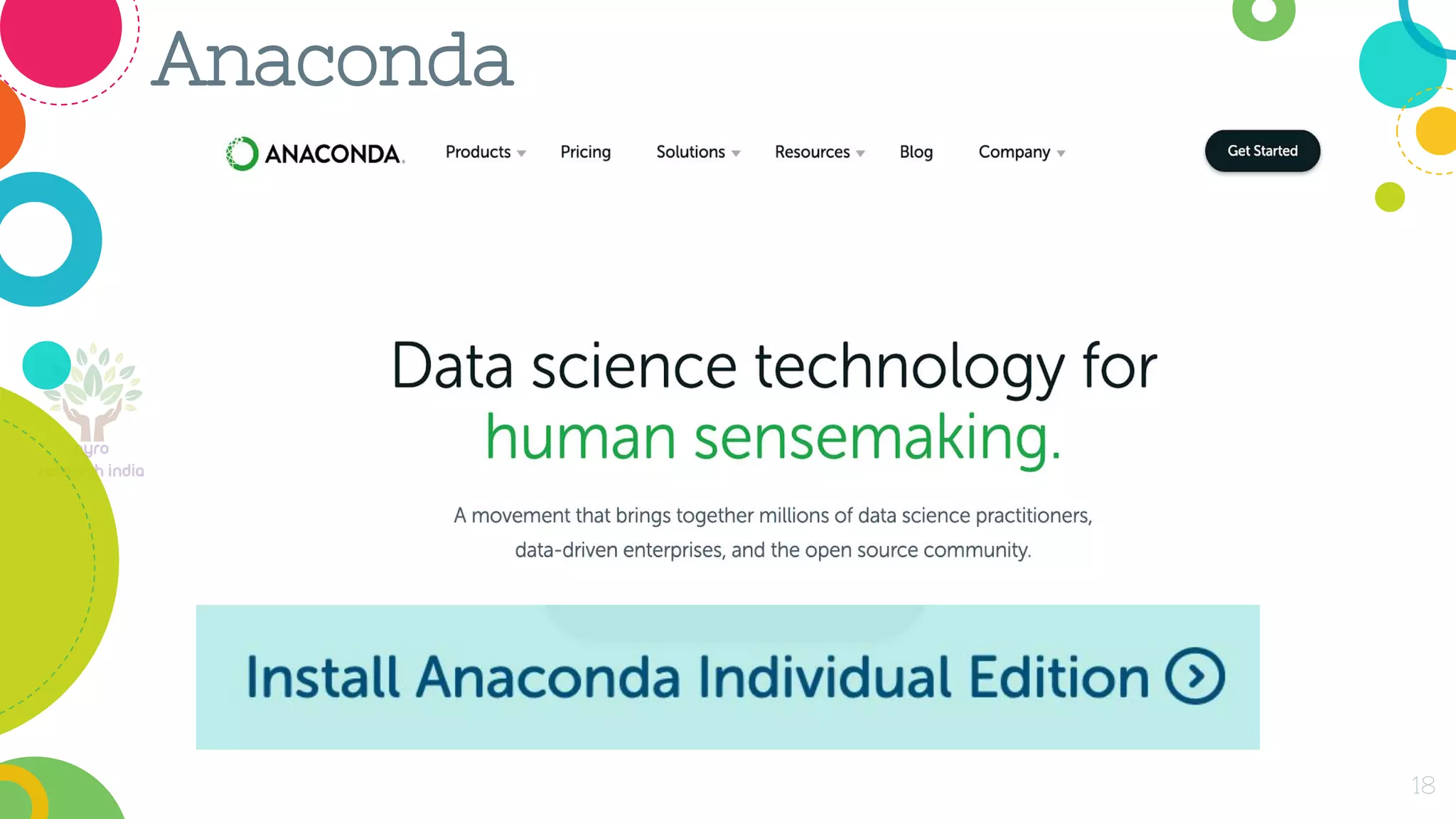 Anaconda Python KNIME & Orange Installation | PPT | Free Download