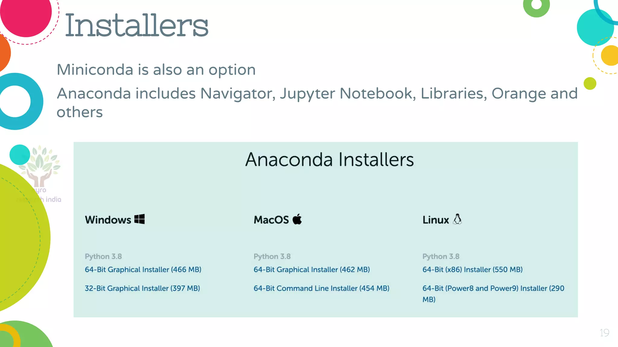 Anaconda Python KNIME & Orange Installation | PPT | Free Download