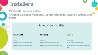 Anaconda Python KNIME & Orange Installation | PDF