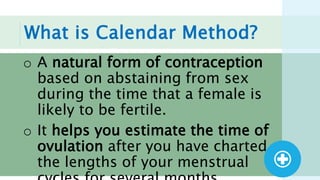 Calendar Method | PPTX