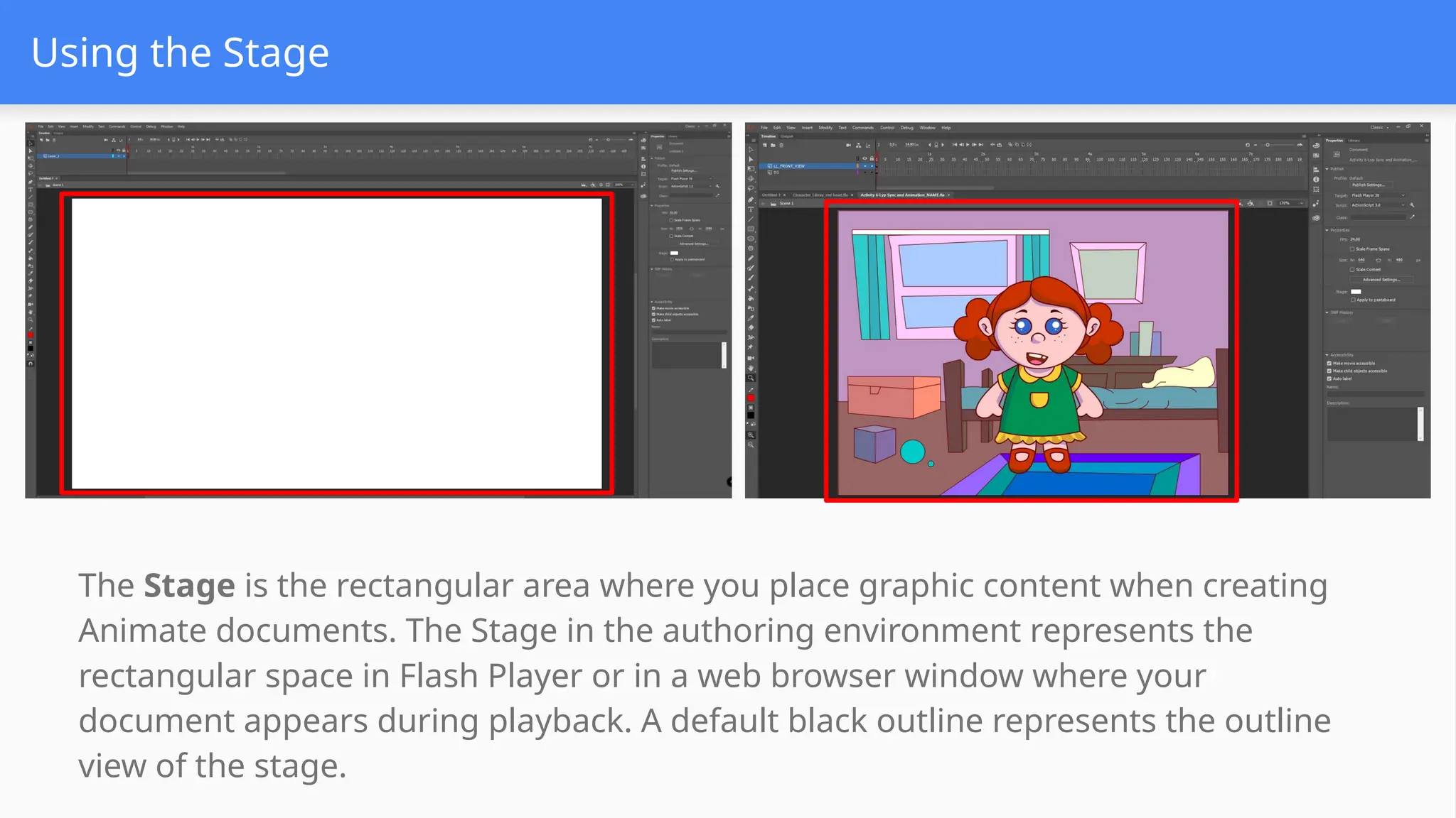 Adobe Animation and its basics and the parts of workspace | PPTX