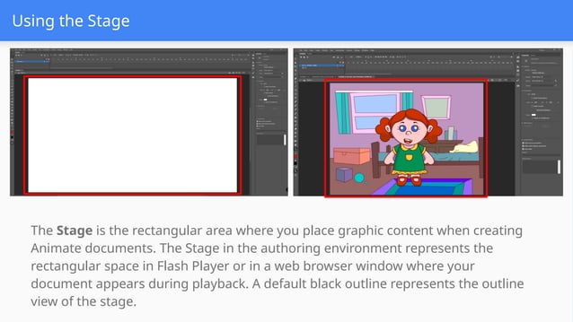 Adobe Animation and its basics and the parts of workspace | PPTX ...