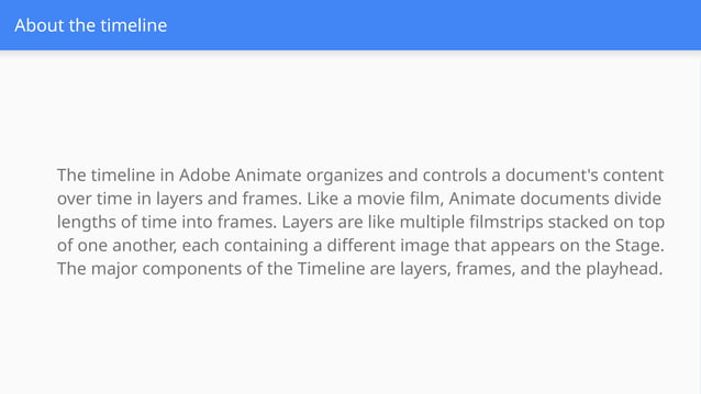 Adobe Animation and its basics and the parts of workspace | PPTX ...