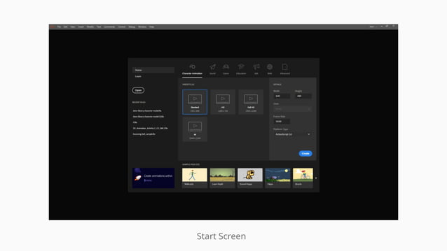 Adobe Animation and its basics and the parts of workspace | PPTX ...