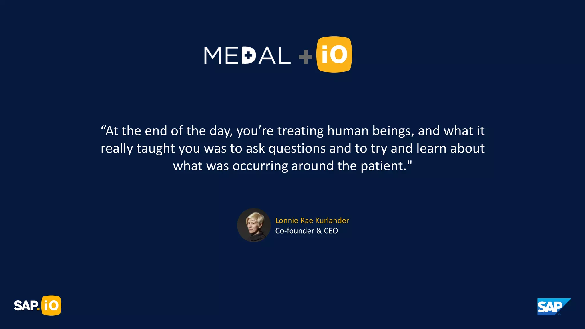 Deepak Krishnamurthy, SAP - NOAH18 London | PPT