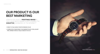 Watchfinder - NOAH17 London | PDF