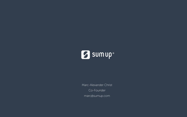 SumUp - NOAH17 Berlin | PPT