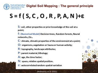 3. Technical introduction to the Digital Soil Mapping | PDF