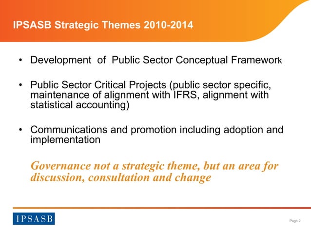 IPSAS update - Andreas Bergman, IPSAS | PDF