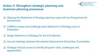 Improving performance and accountability -- Measures in the Irish civil ...