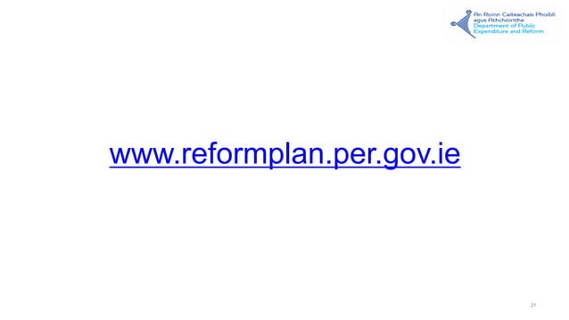 Improving performance and accountability -- Measures in the Irish civil ...