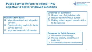 Improving performance and accountability -- Measures in the Irish civil ...
