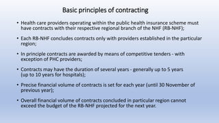 Purchasing of health care services in Polish health insurance system | PPT