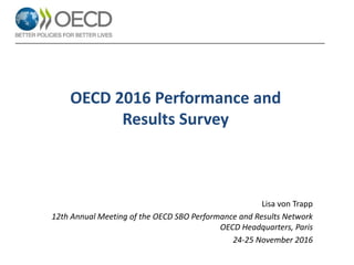 Performance budgeting practices - Lisa Von Trapp, OECD | PDF