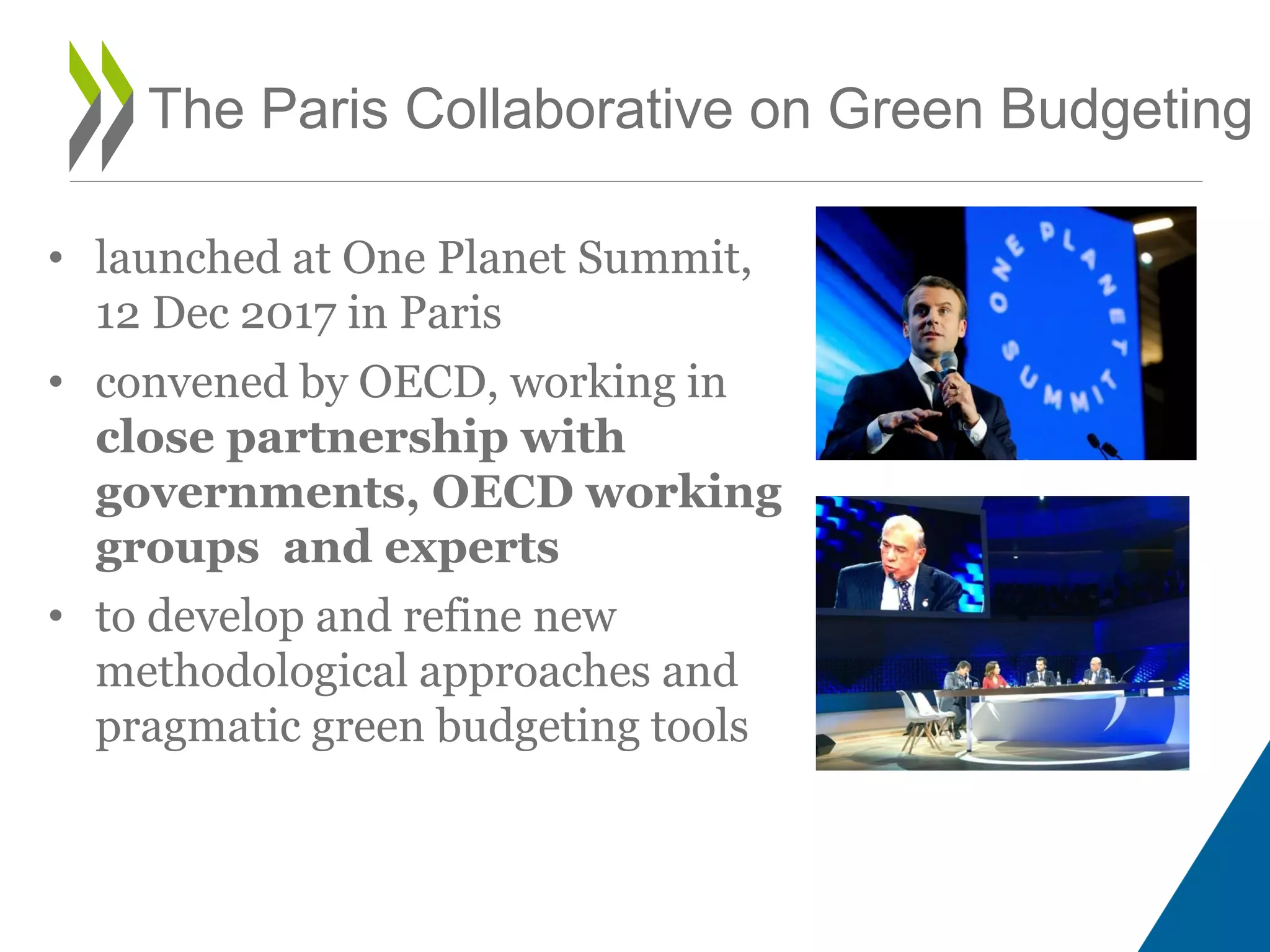 Green budgeting: what and why? - Ronnie Downes, OECD | PPT