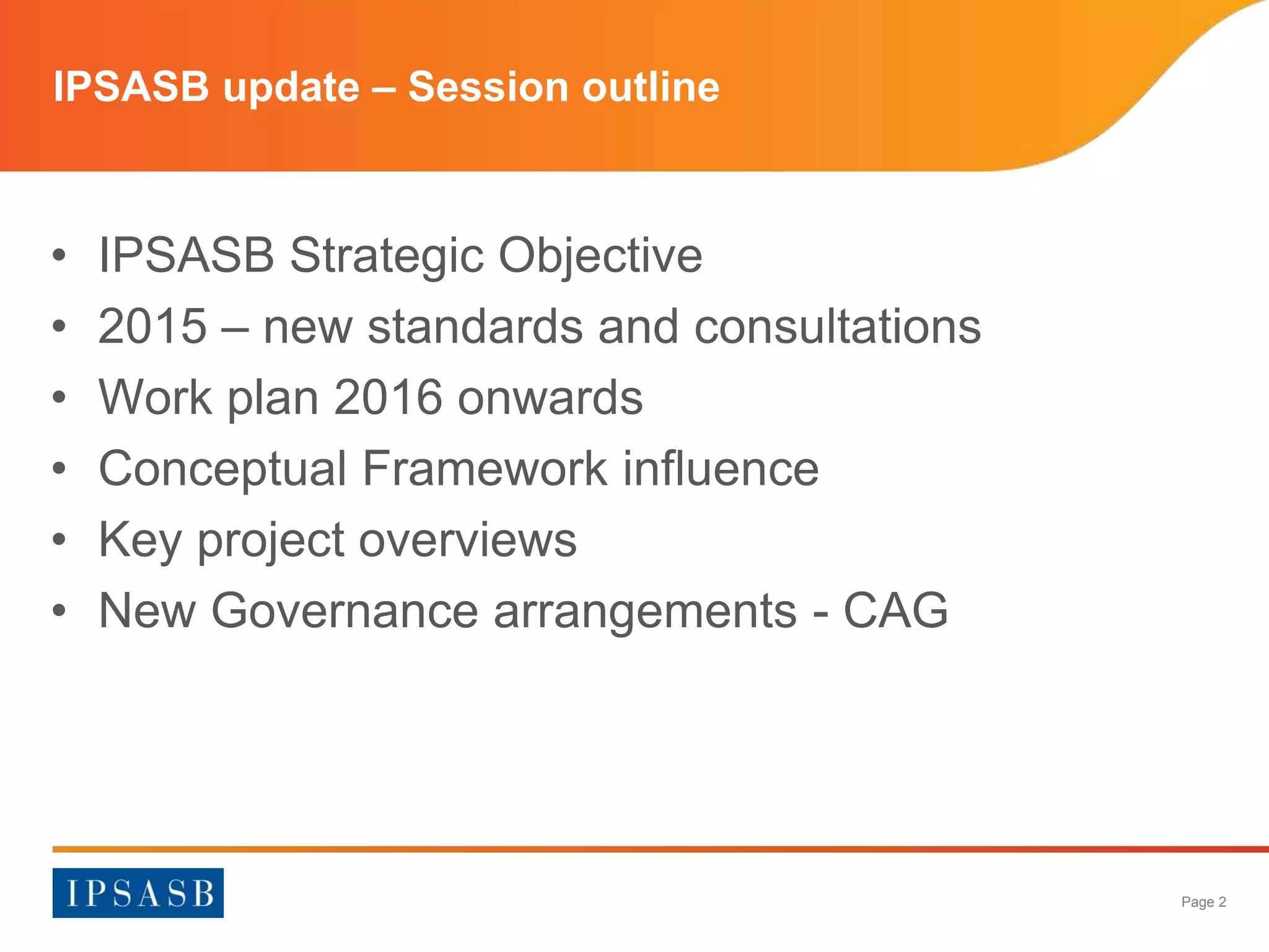 IPSASB Update - Ian Carruthers, IPSASB | PPTX