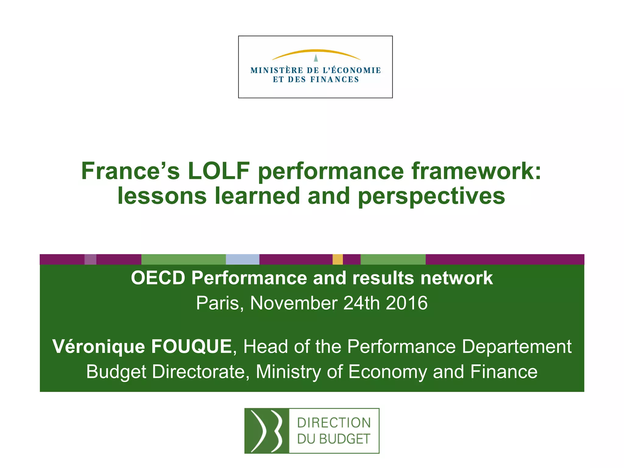 the French LoLF - Véronique Fouque, france - eng | PPT