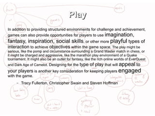Various Topics on Game Design | PDF
