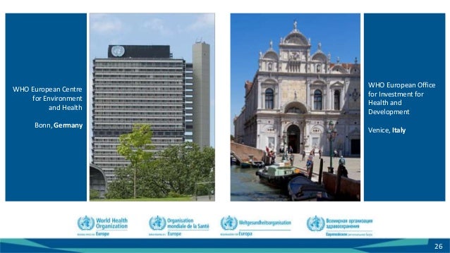 Report on the work of the WHO Regional Office for Europe Report on the work of the WHO Regional Office for Europe