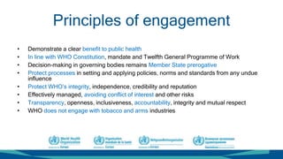 Framework of Engagement with non-State actors (FENSA) | PPTX