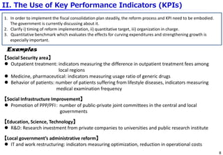 Tools for spending review in Japan and the use of key performance ...