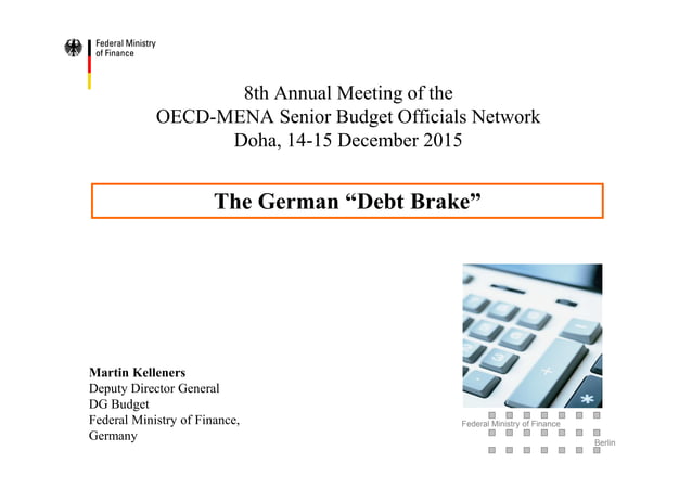 The German "Debt Brake" - Martin Kelleners, Germany | PDF | Business ...