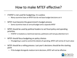 Medium-term Expenditure Frameworks (MTEF) by Ronnie Downes | PDF