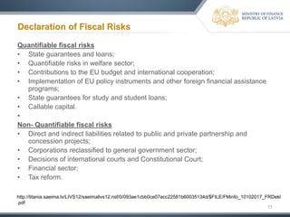 OECD Budgeting Outlook: Focus on fiscal risks - Nils SAKKS, Latvia | PDF