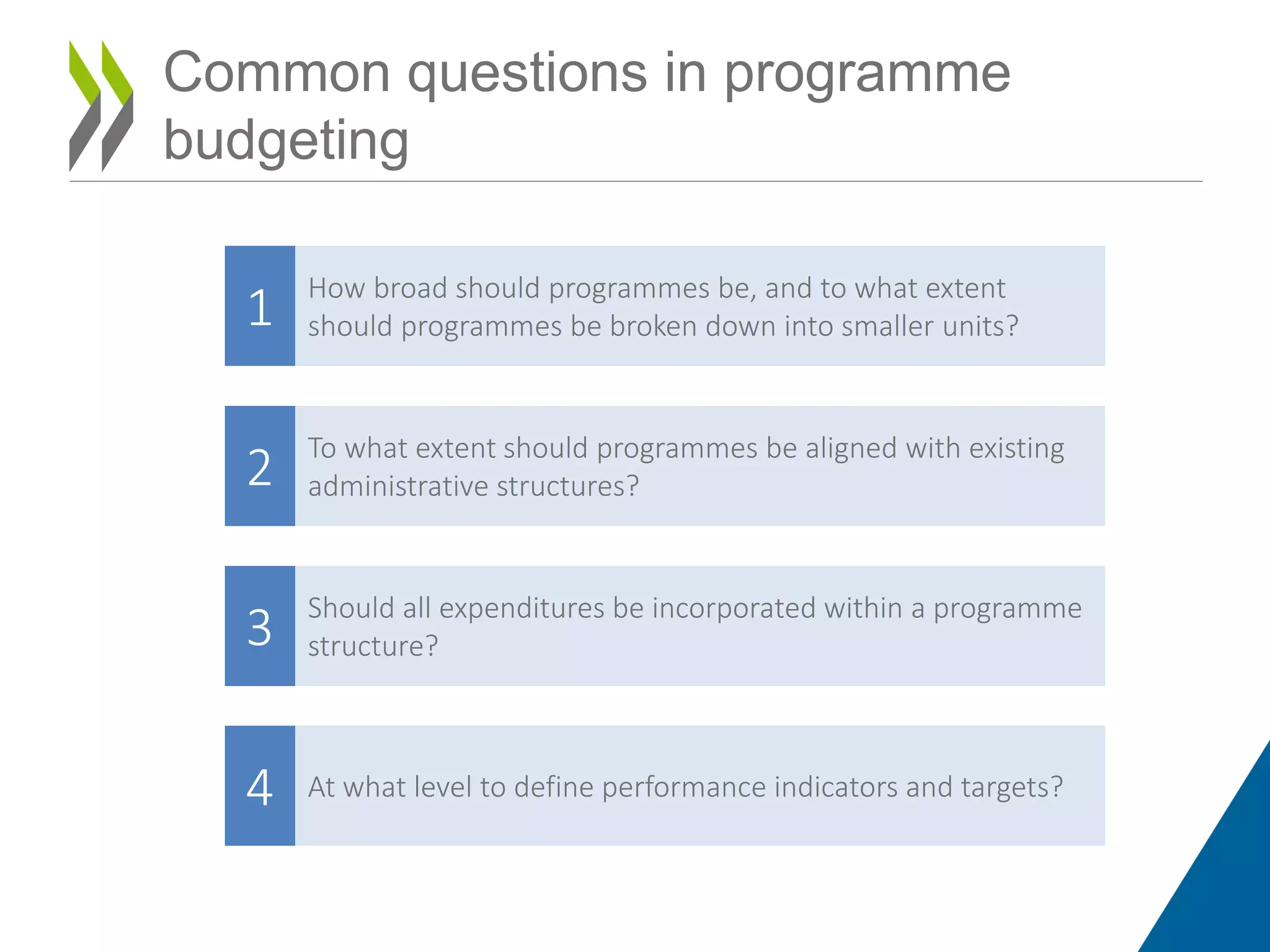 Programme budgeting for health - Edwin Lau, OECD Secretariat | PDF
