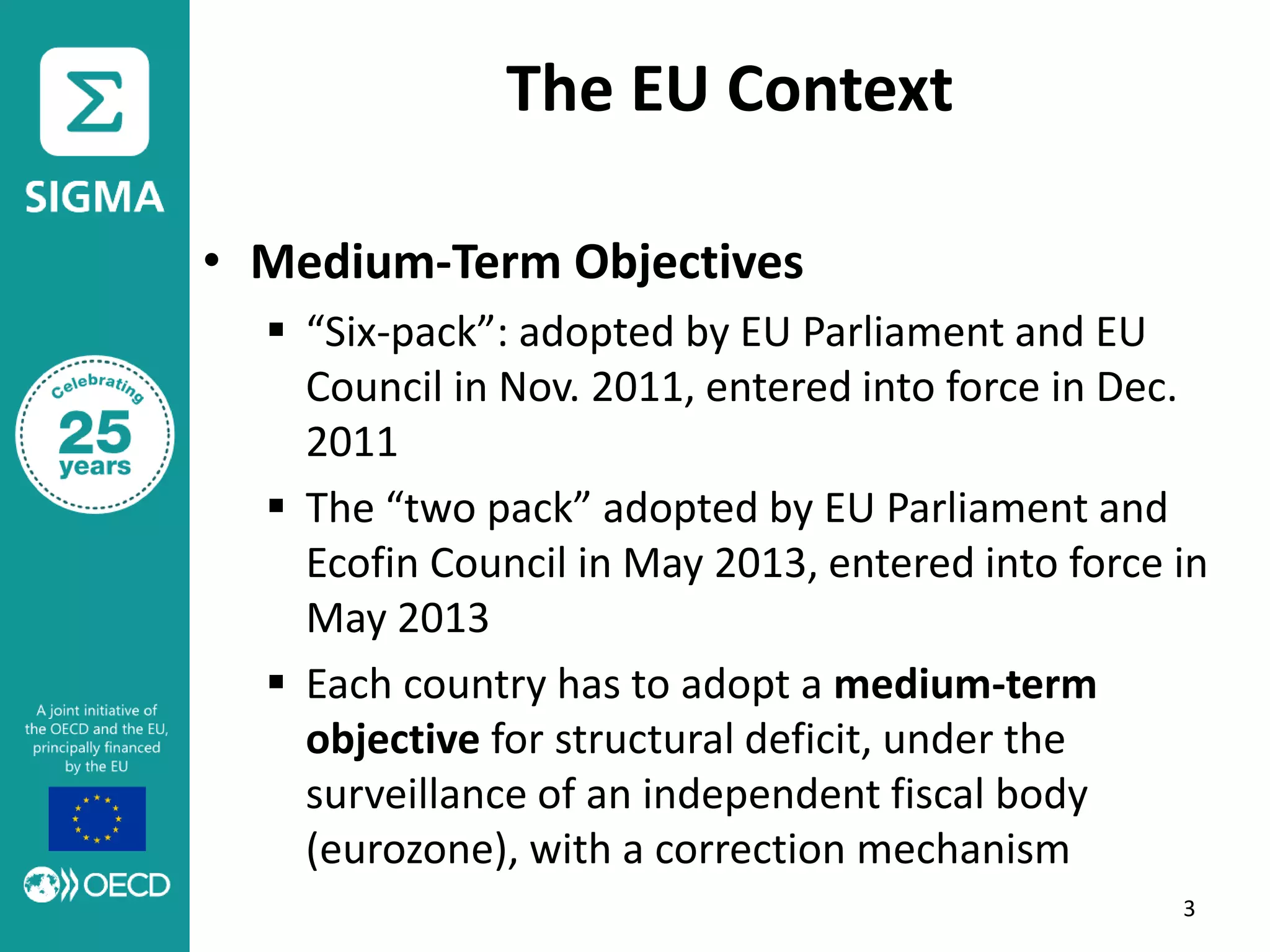 Medium term budgetary frameworks - Brian FINN, OECD | PDF