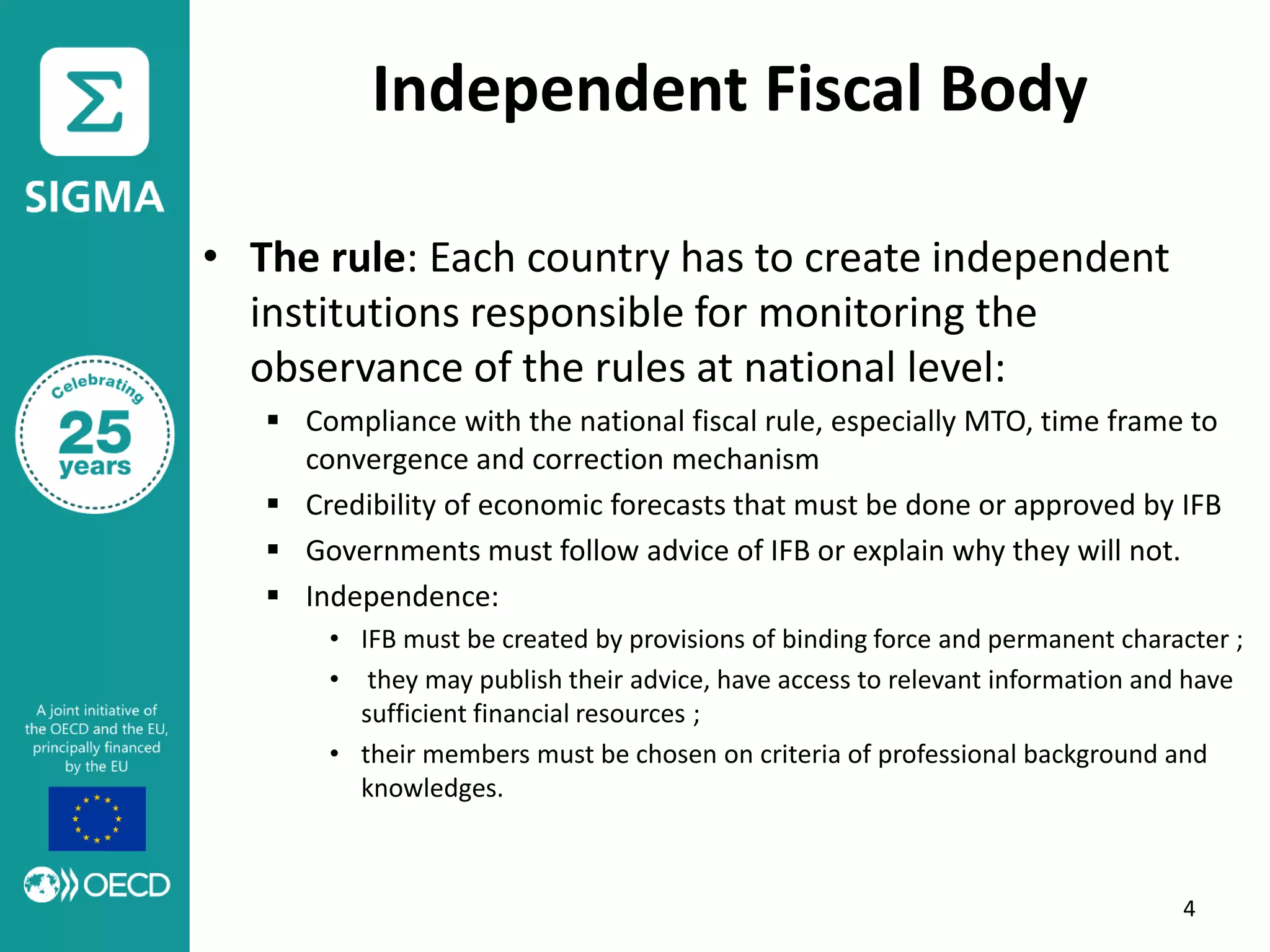 Medium term budgetary frameworks - Brian FINN, OECD | PDF