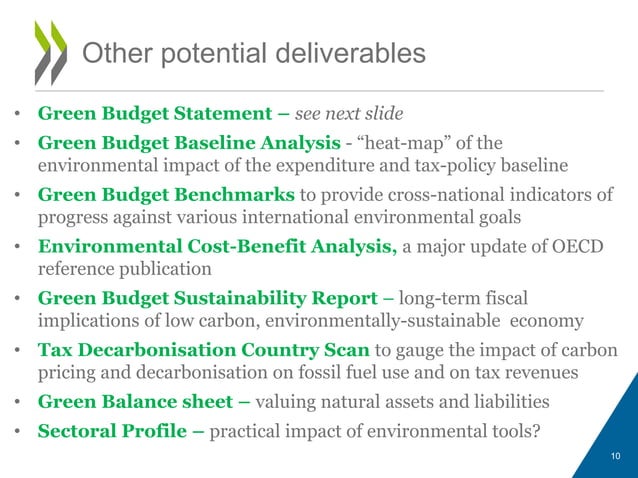 Green Budgeting - Ronnie DOWNES, OECD | PDF