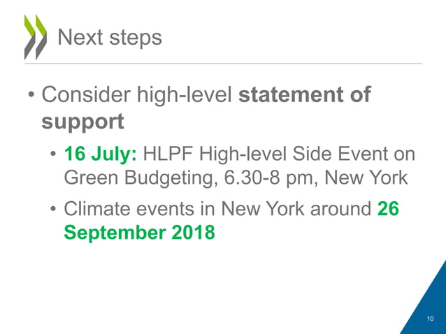 Mapping the forward agenda/ working together - Simon Buckle, OECD | PPT