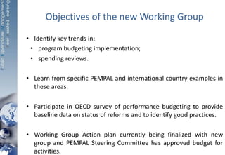 Expansion of OECD performance budgeting survey to PEMPAL countries ...