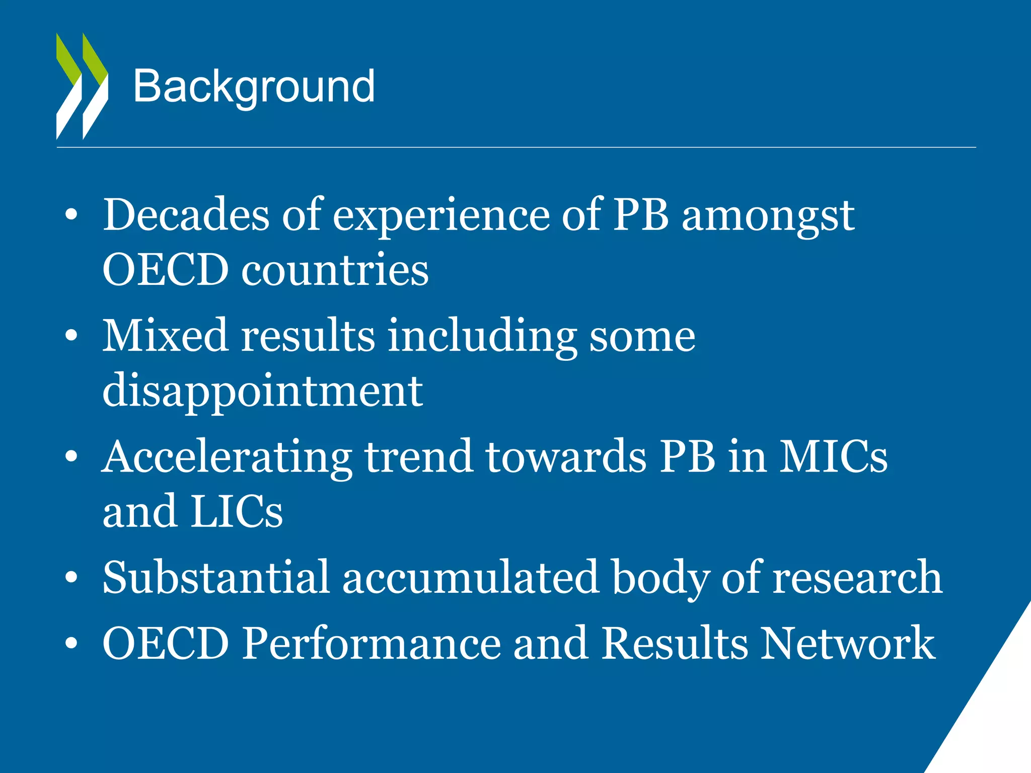 OECD Best Practices for Performance budgeting - Ivor Beazley, OECD | PDF