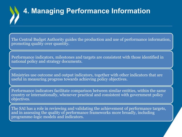 OECD Best Practices for Performance budgeting - Ivor Beazley, OECD | PDF