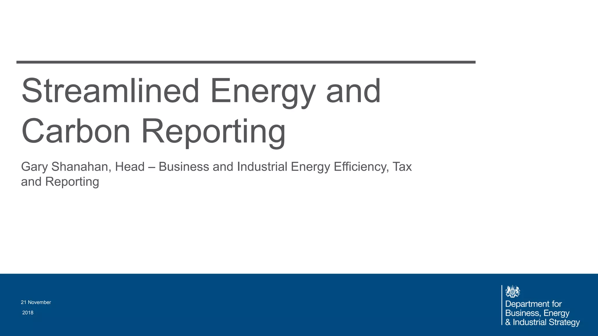 Guidance on the Streamlined Energy and Carbon Reporting | PDF