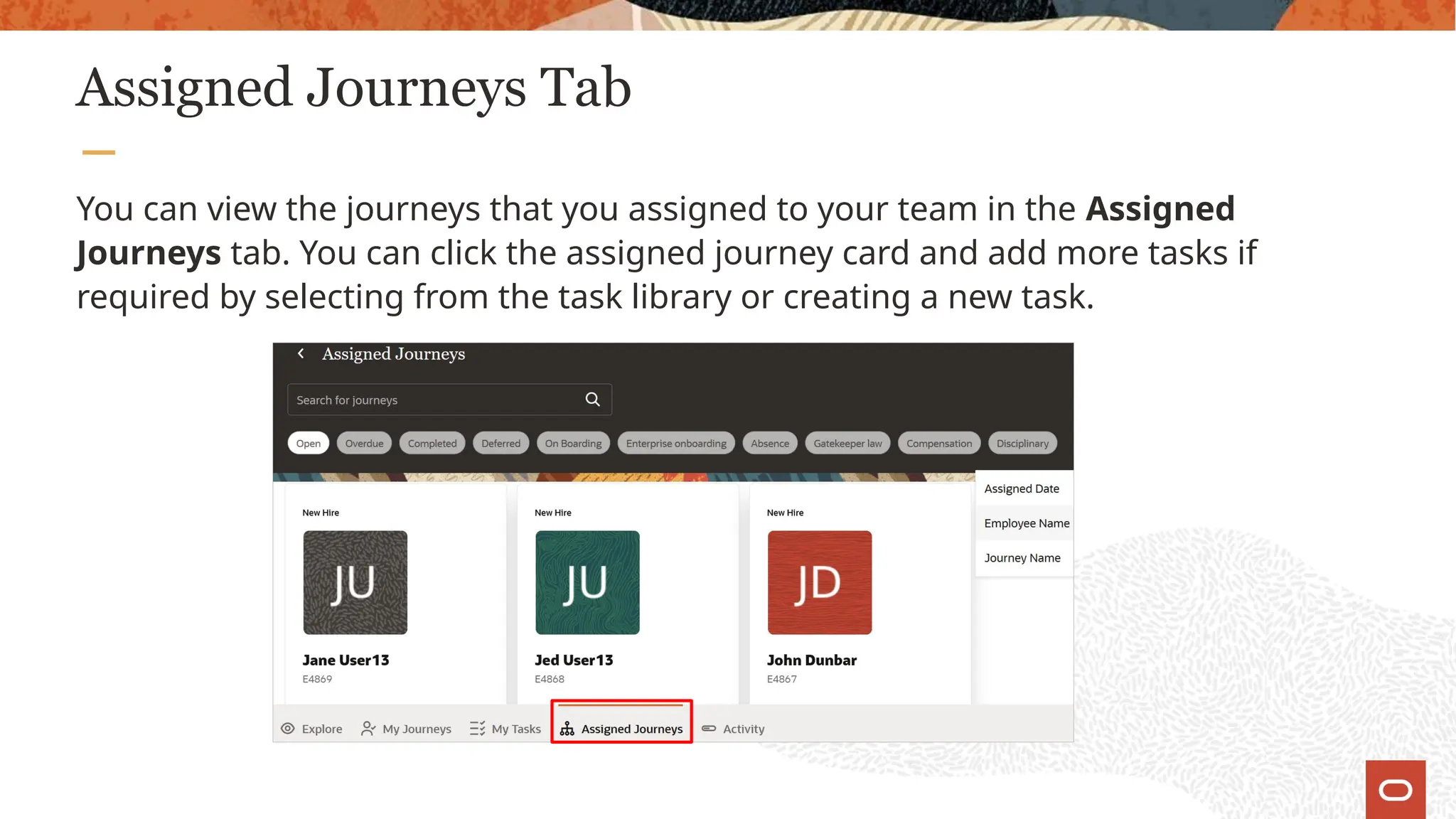Using Journeys - Oracle cloud train HCM | PPTX