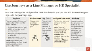 Using Journeys - Oracle cloud train HCM | PPTX