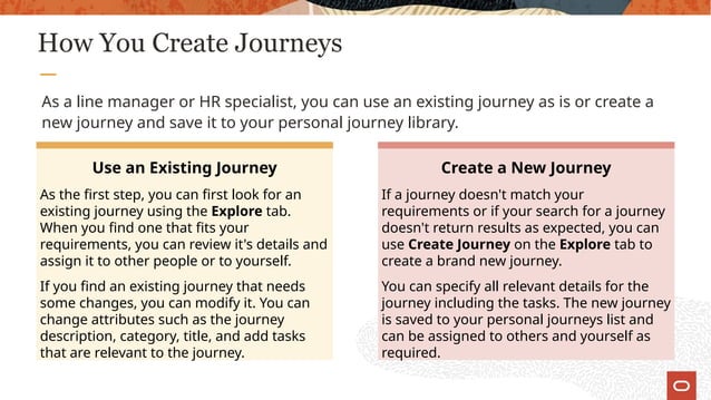 Using Journeys - Oracle cloud train HCM | PPTX