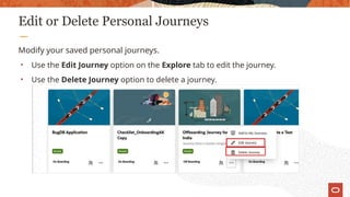 Using Journeys - Oracle cloud train HCM | PPTX