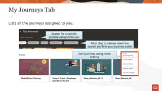 Using Journeys - Oracle cloud train HCM | PPTX